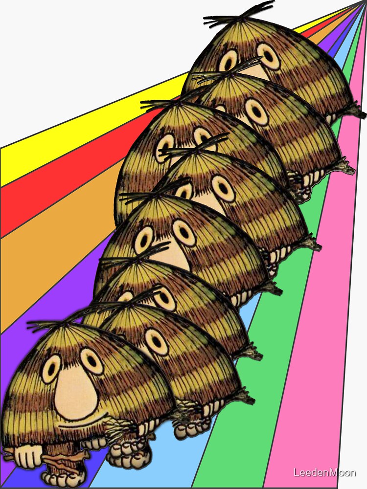 "Grug's Rainbow" Sticker by LeedenMoon | Redbubble