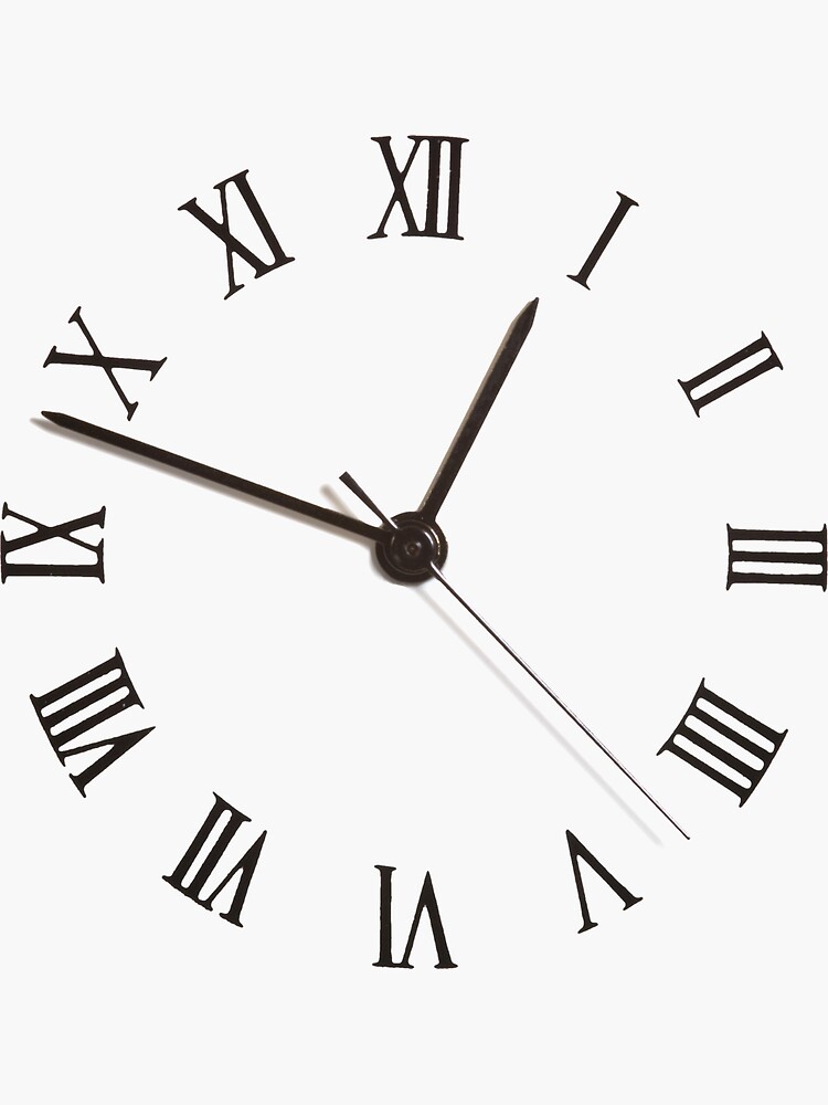 "Clock-face" Sticker for Sale by Yurgis | Redbubble