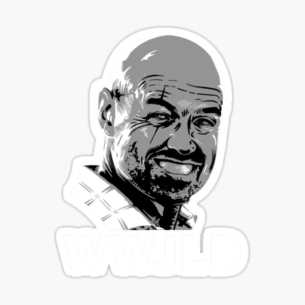 "What Would John Locke Do - LOST" Sticker by jimiyo | Redbubble