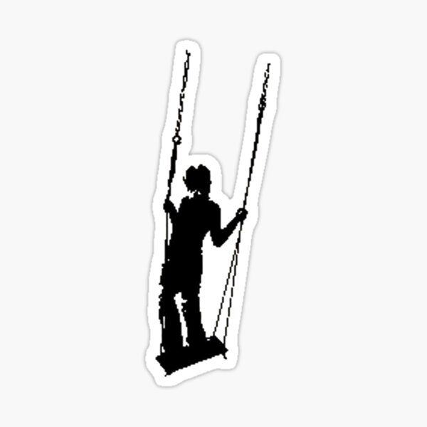 "Pixel Swing" Sticker for Sale by koder | Redbubble