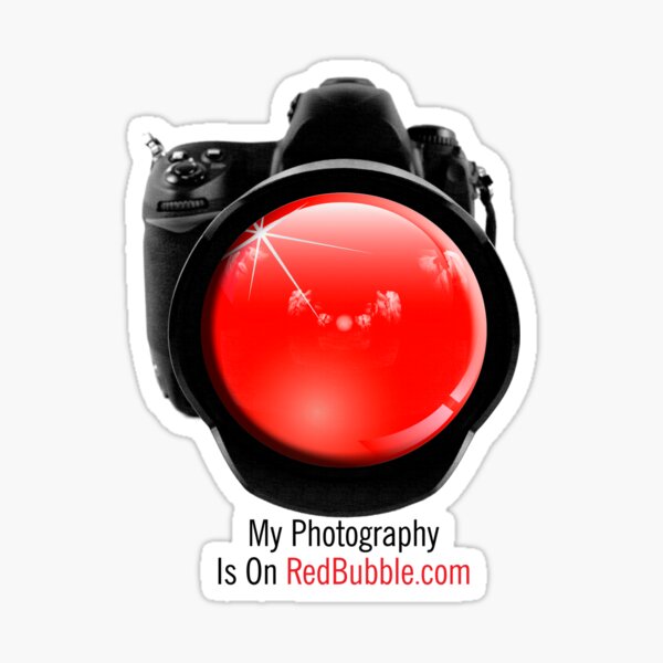Red Bubble Camera Stickers | Redbubble