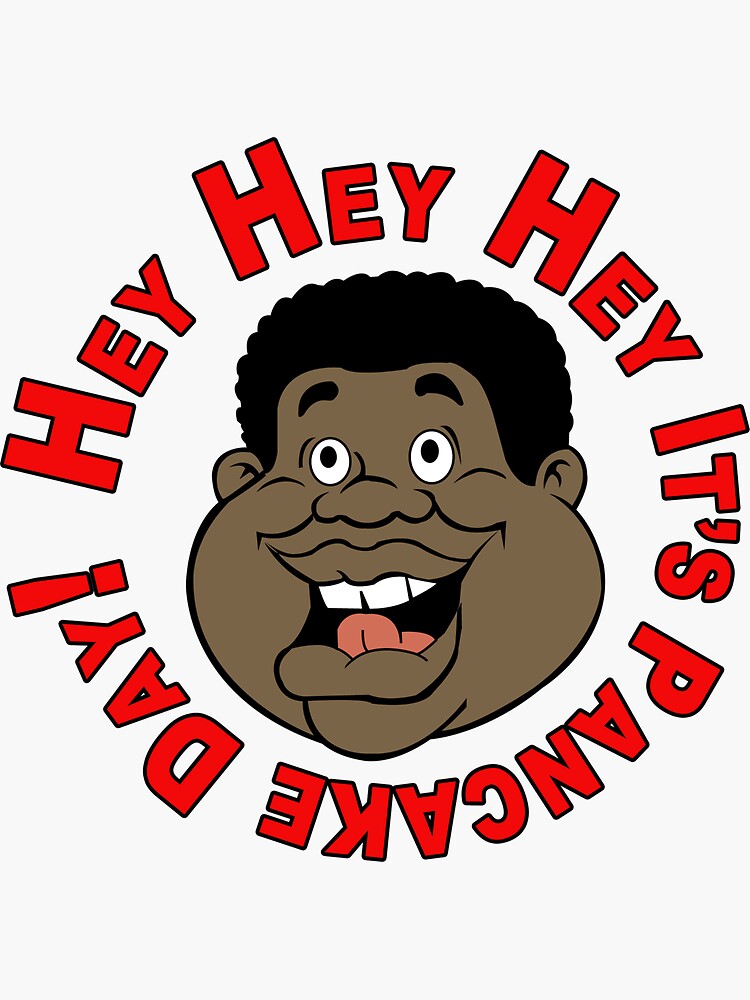 "Hey Hey Hey" Sticker by mr-tee | Redbubble