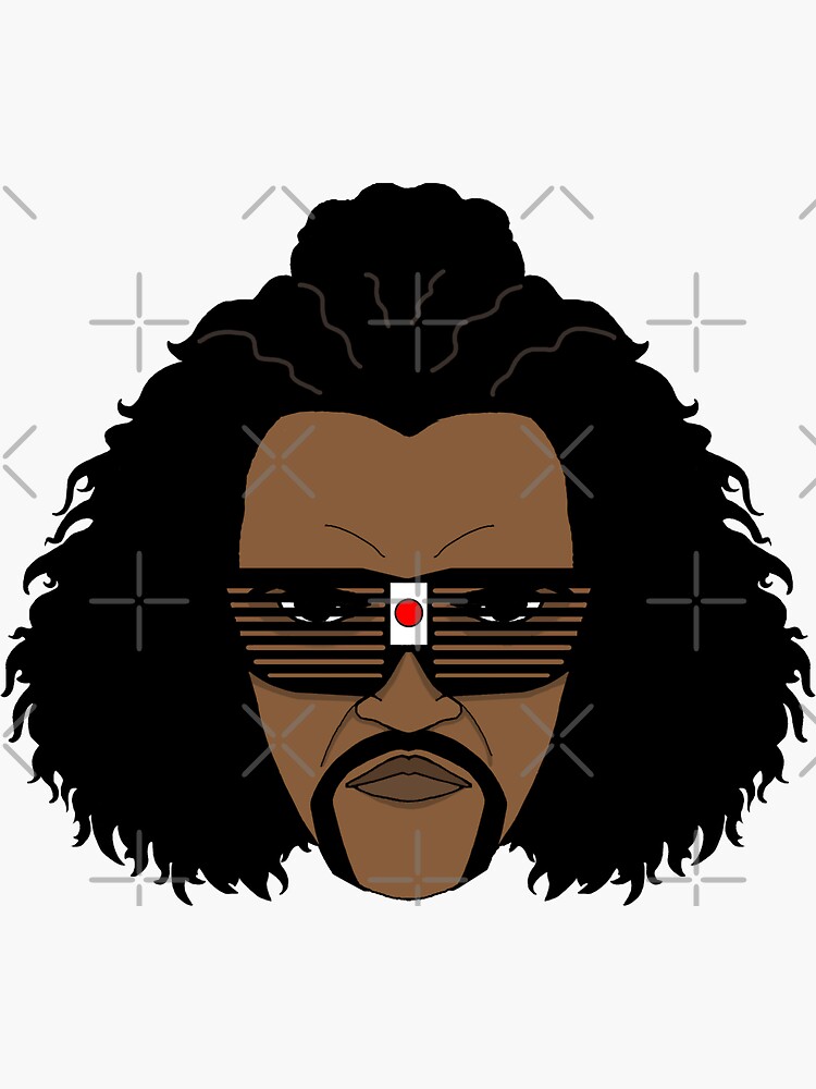 "Sho Nuff the shogun of Harlem!" Sticker for Sale by Mauro Balcazar ...