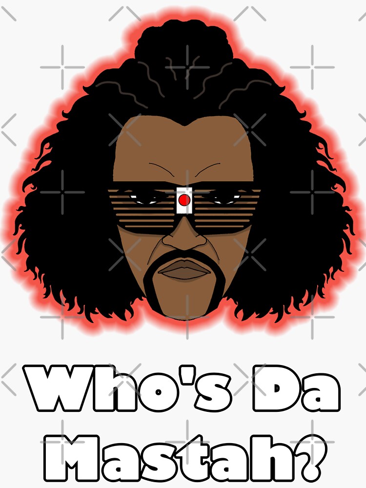 "Sho Nuff the shogun of Harlem! Glow edition." Sticker for Sale by ...