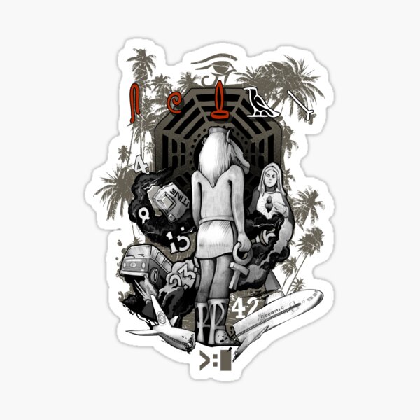 "Lost Collage" Sticker for Sale by jimiyo | Redbubble