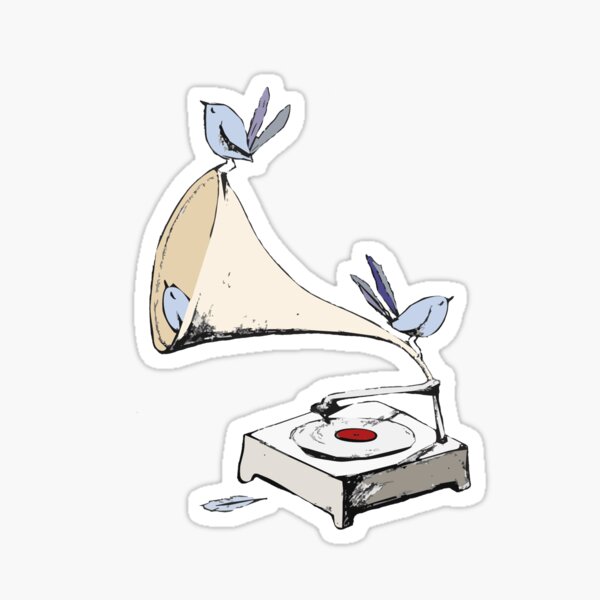 "Old time music" Sticker by soulstream | Redbubble