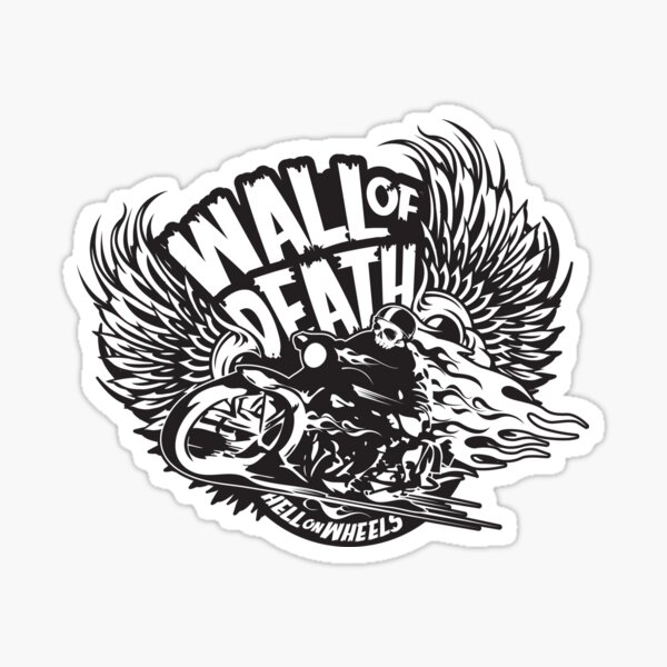 Wall Of Death Stickers | Redbubble