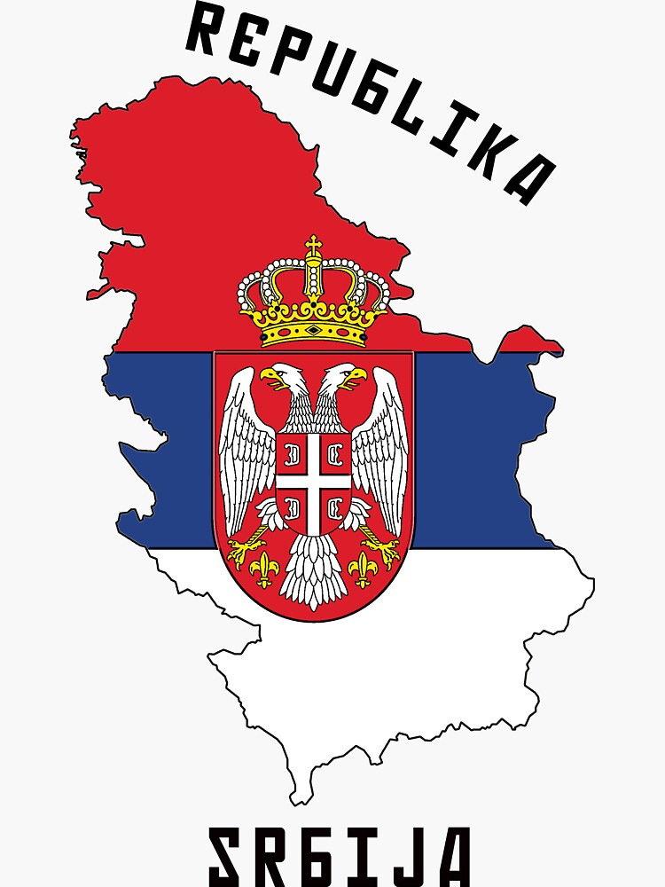 "Zammuel's Country Series - Serbia (Republika Srbija V1)" Sticker for ...