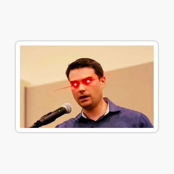 "Ben Shapiro Meme Sticker/Shirt" Sticker for Sale by bloodyorange ...