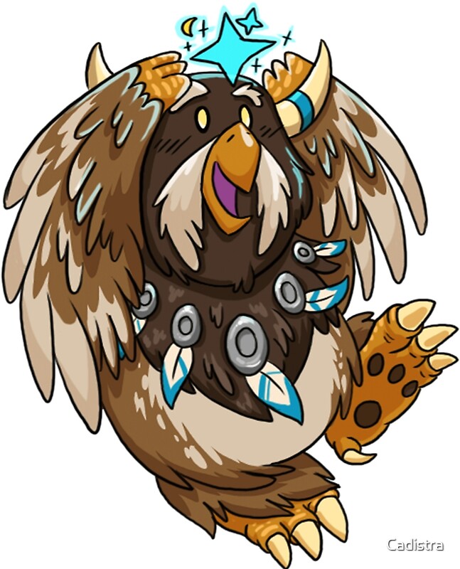 "Moonkin Tauren Druid Sticker" by Cadistra | Redbubble
