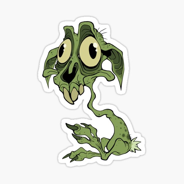 "Green Goblin Goober" Sticker for Sale by FaceRot | Redbubble
