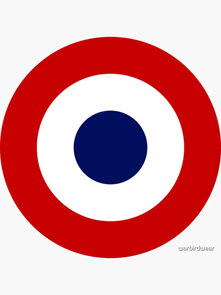 "French Air Force Insignia" Sticker by warbirdwear | Redbubble