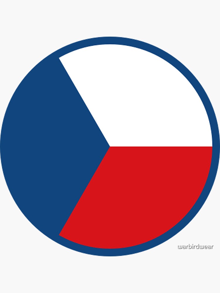 "Czech Air Force Insignia " Sticker by warbirdwear | Redbubble