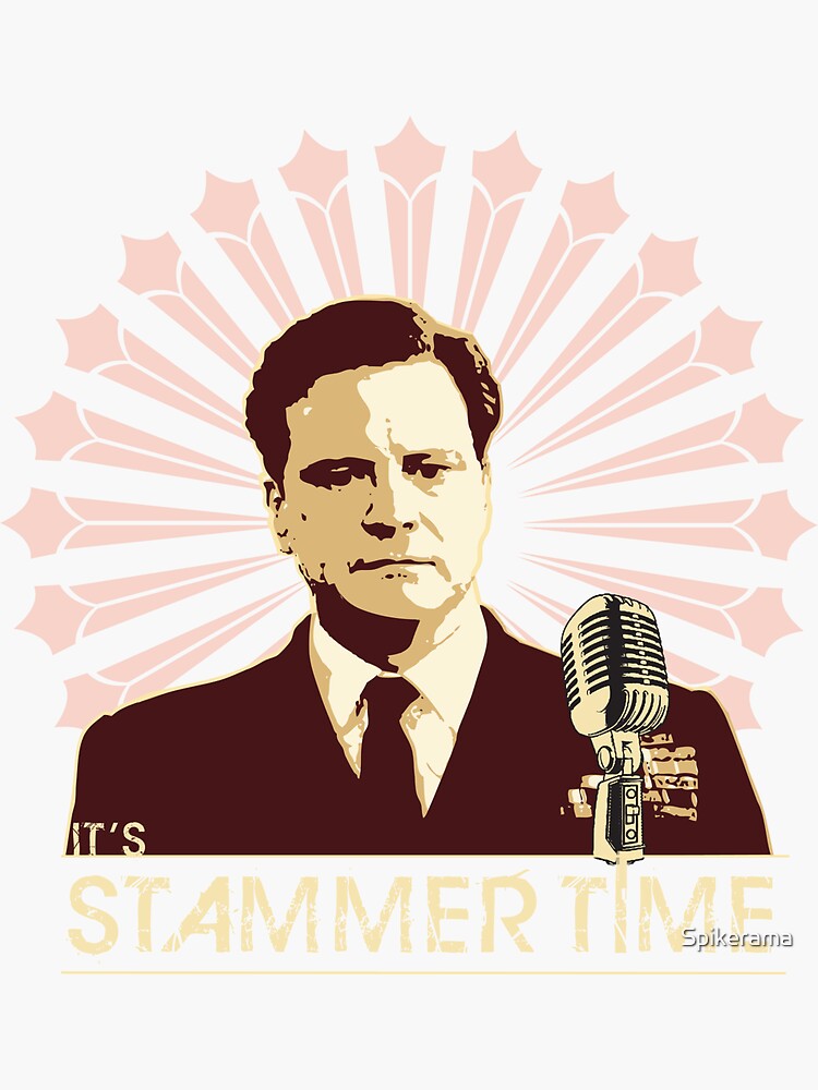 "It's Stammer Time" Sticker for Sale by Spikerama | Redbubble