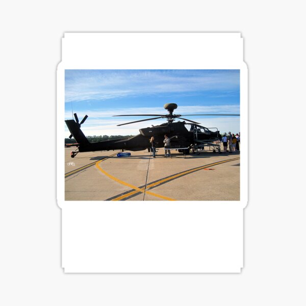 "apache helicopter " Sticker for Sale by LoreLeft27 | Redbubble
