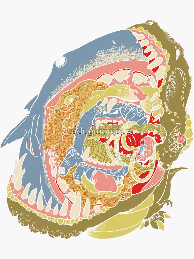 "Food Chain" Sticker by Caddywompus | Redbubble