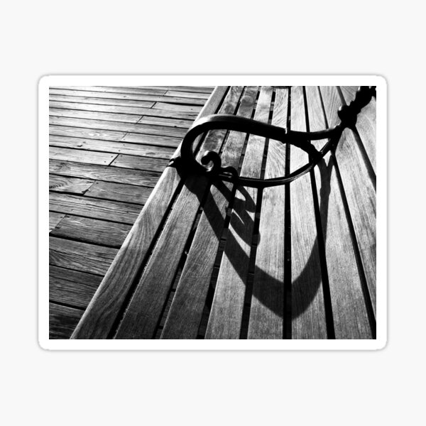 "Bench " Sticker for Sale by RVogler | Redbubble