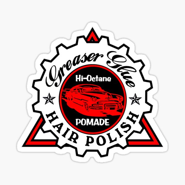 Greaser Skull Stickers | Redbubble