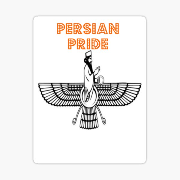 "Persian Pride" Sticker for Sale by Bworks | Redbubble