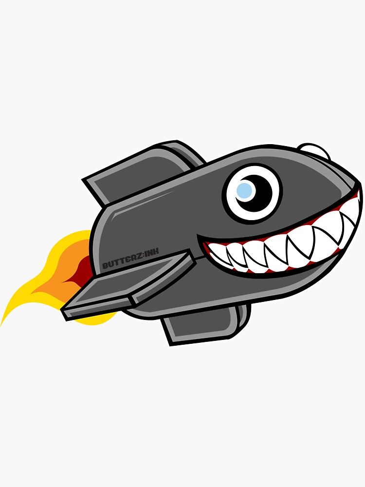 "Drop Da Bomb" Sticker for Sale by butterz | Redbubble