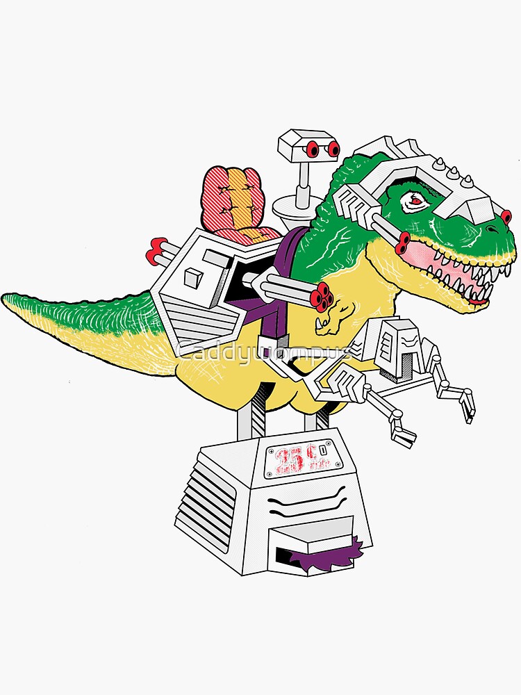 "Coin Operated Rider" Sticker for Sale by Caddywompus | Redbubble