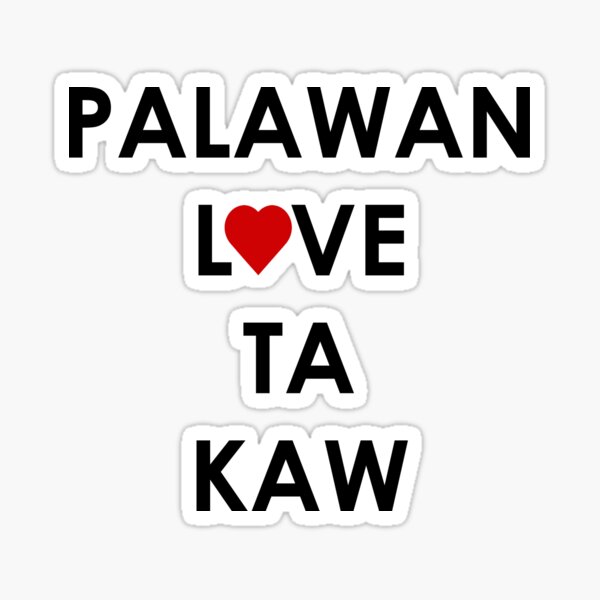 "Palawan Love" Sticker for Sale by metronomad | Redbubble