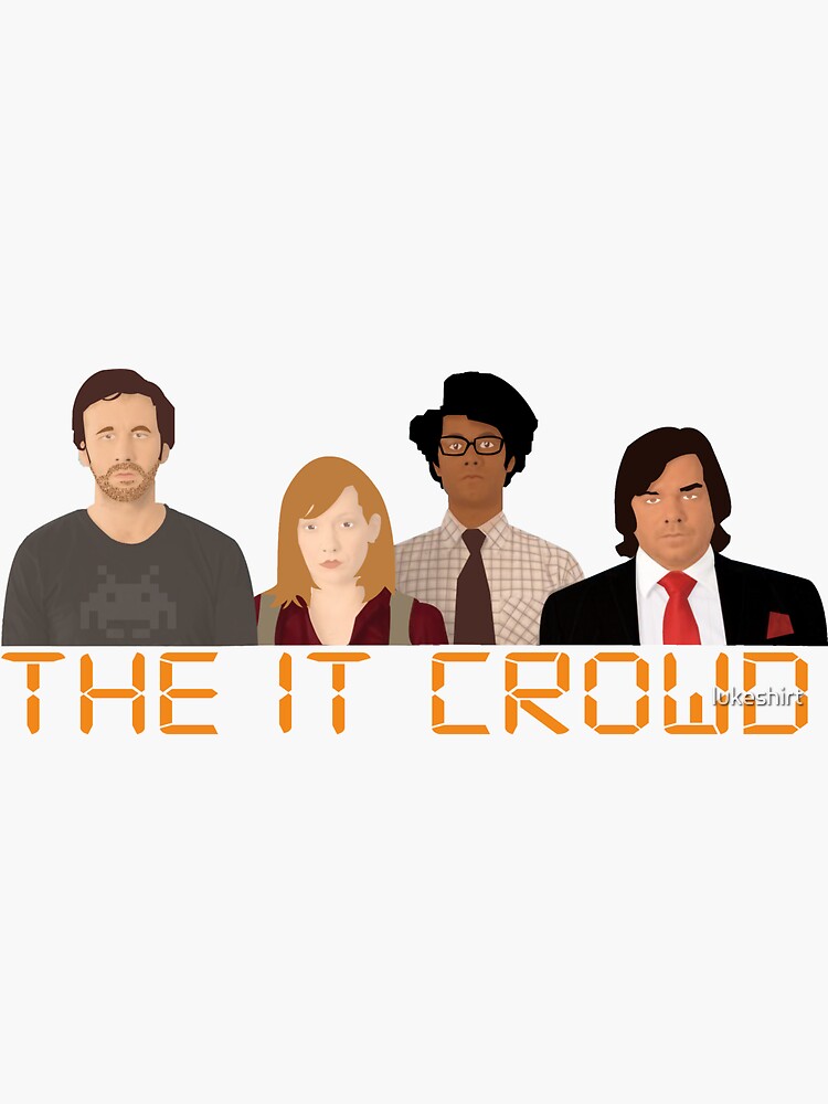 "The IT Crowd" Sticker by lukeshirt | Redbubble