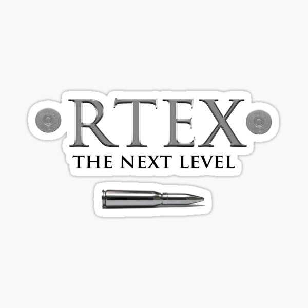 "RTEX silver bullet" Sticker by 13designs | Redbubble