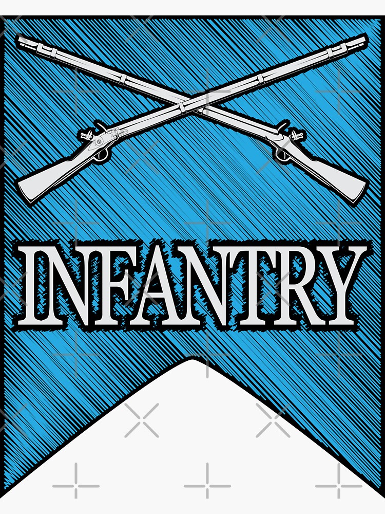 "Crossed Infantry Muskets" Sticker by jcmeyer | Redbubble