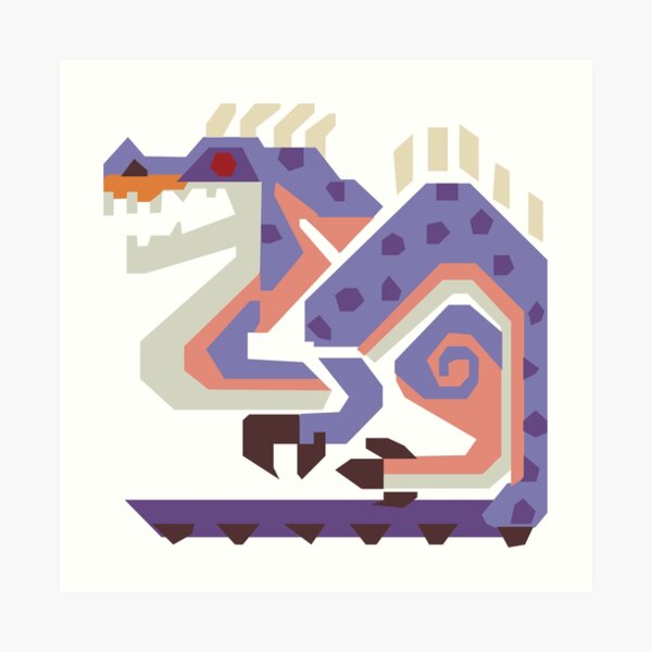 "Jaggi Monster Hunter Print" Art Print by niymi | Redbubble