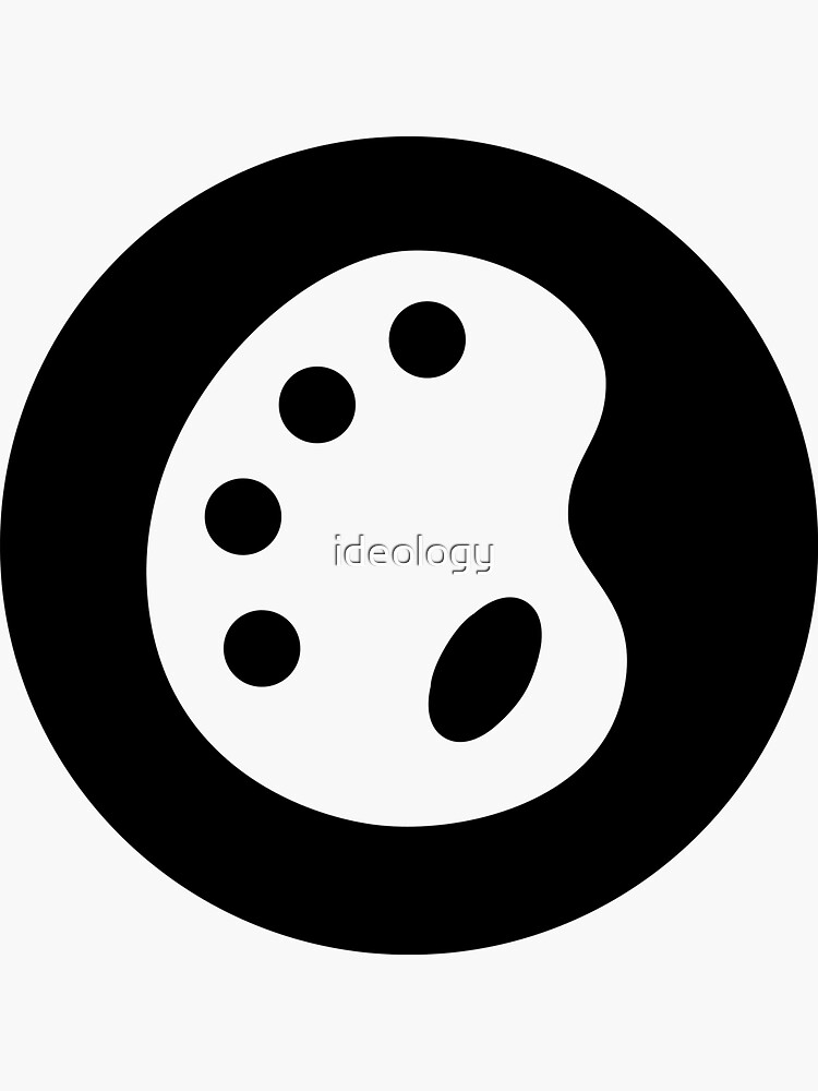 "Painter Ideology" Sticker by ideology | Redbubble