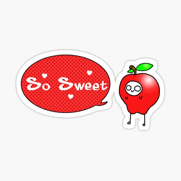 "So Sweet" Sticker for Sale by shandab3ar | Redbubble