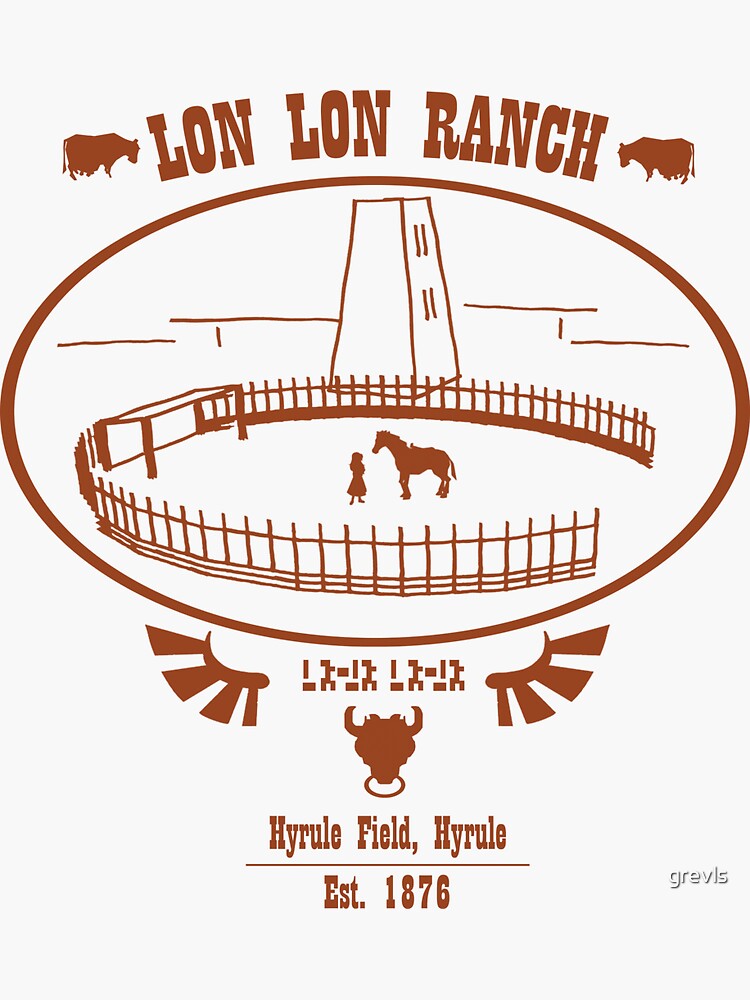 Lon Lon Ranch Sticker For Sale By Grevls Redbubble