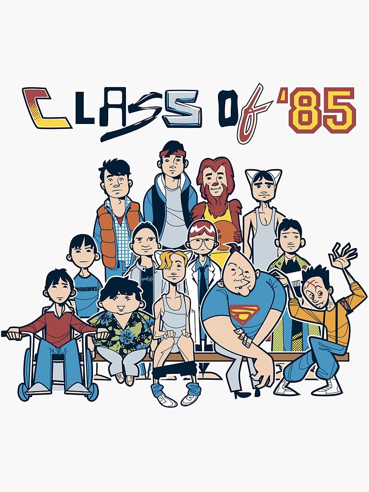 "Class of '85" Sticker by nikholmes | Redbubble