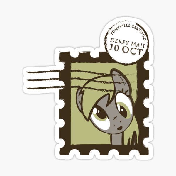 "Derpy Mail" Sticker for Sale by dfragrance | Redbubble