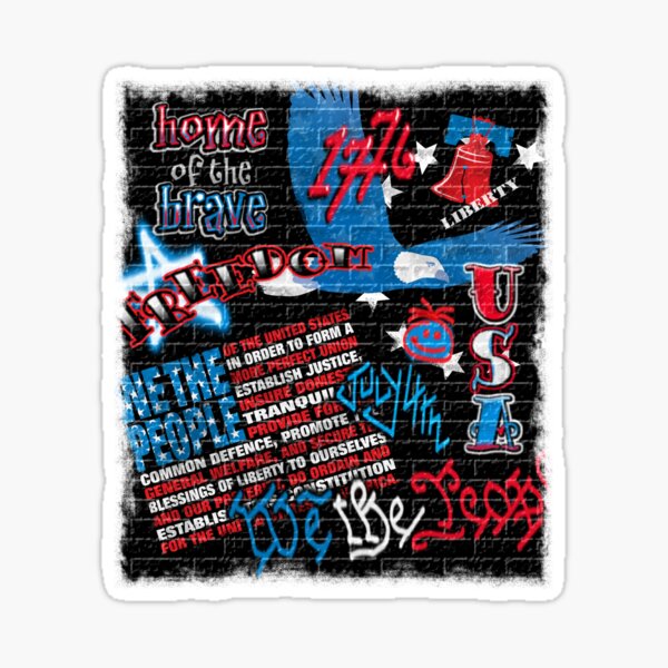 "American Graffiti" Sticker by HardtArdt | Redbubble