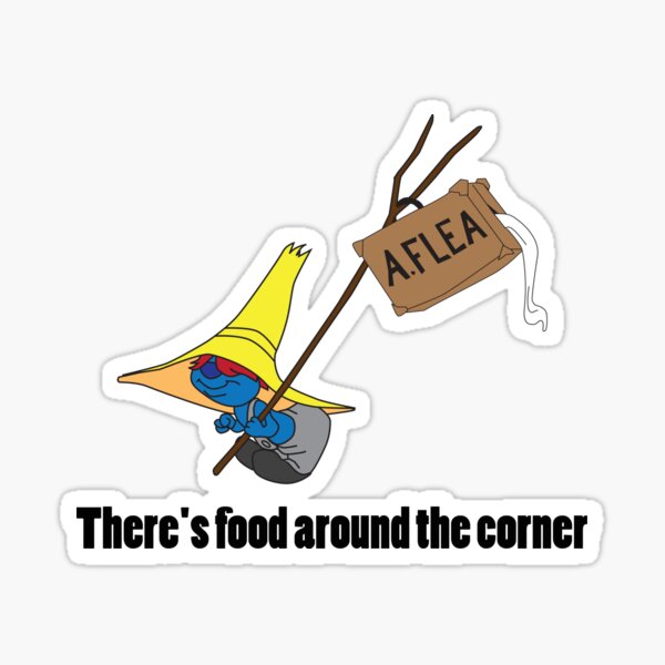 "A. FLEA" Sticker for Sale by kylebrown | Redbubble