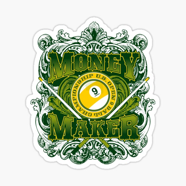 "Money Maker" Sticker by freeagent08 | Redbubble