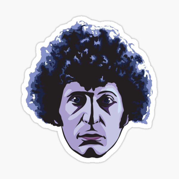 "The Face Of Who" Sticker by ToddWilhelm | Redbubble