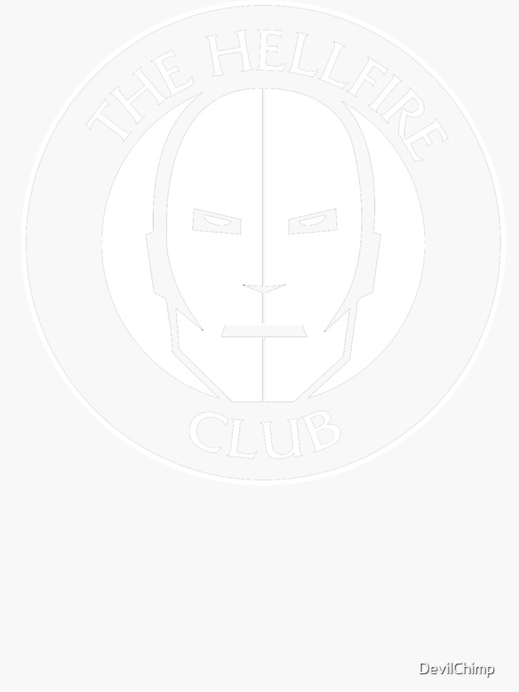 "Hellfire Club" Sticker by DevilChimp | Redbubble