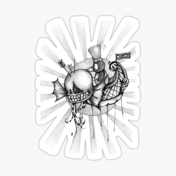 "Riding High Times" Sticker for Sale by Imok | Redbubble