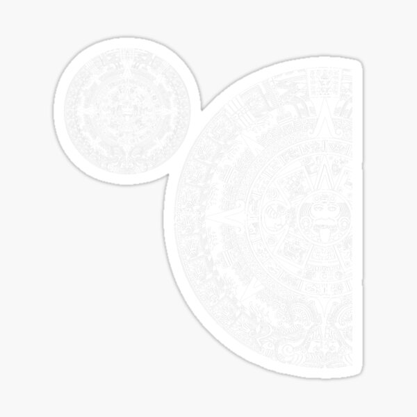 "Aztec calendar" Sticker by rafo | Redbubble