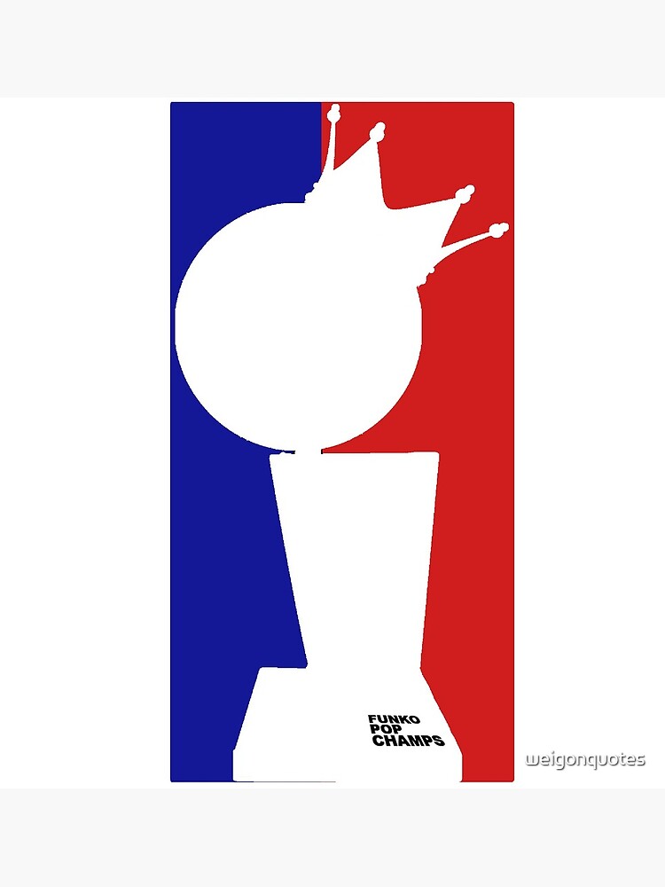 "@fpchamps Funko Pop Champs (FPC) trophy with crown logo" Art Print by ...