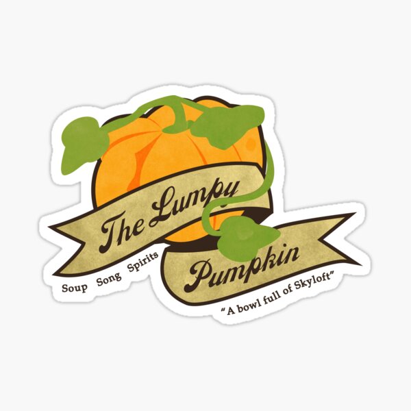 "The Lumpy Pumpkin" Sticker for Sale by dfragrance | Redbubble