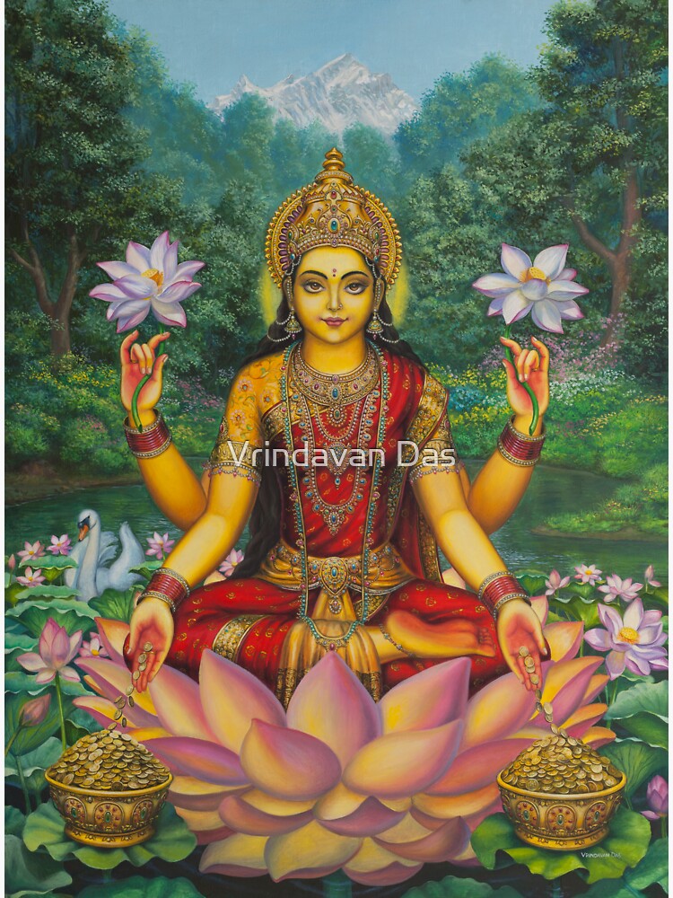 "Lakshmi" Sticker for Sale by vrindavandas | Redbubble