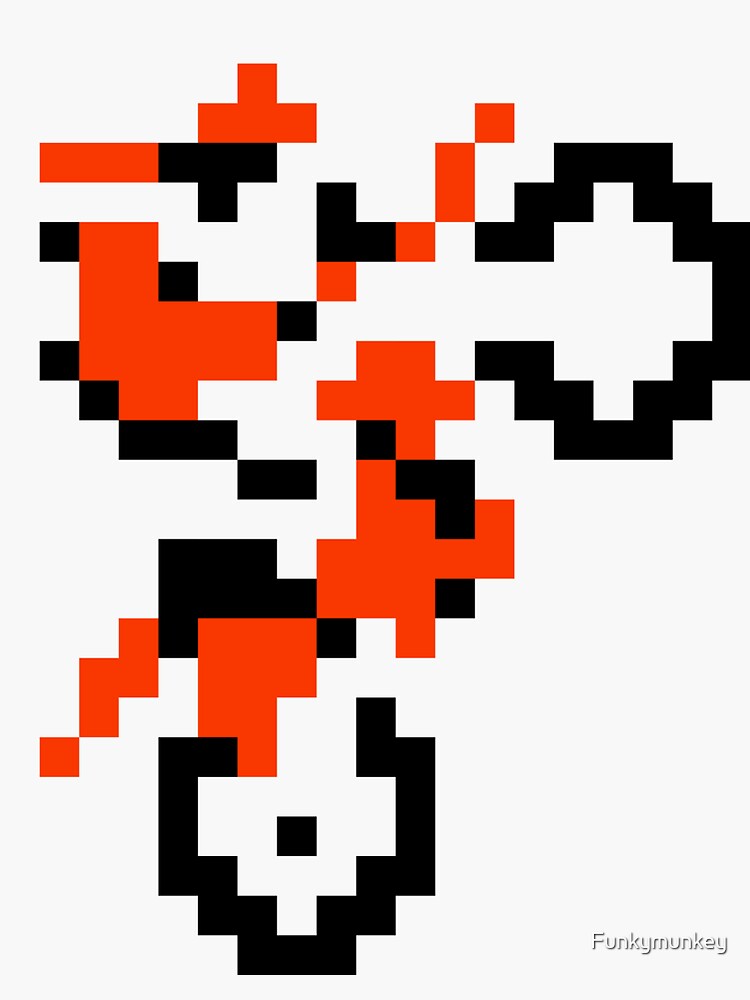 "Excite Bike" Sticker for Sale by Funkymunkey | Redbubble