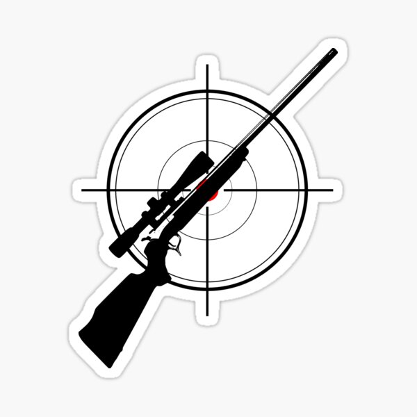 "sniper - shooter" Sticker for Sale by enhan | Redbubble