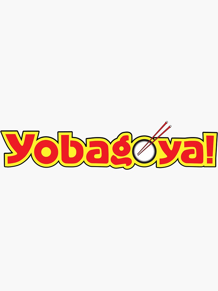 "Yobagoya! Logo" Sticker by Yuckapoo | Redbubble