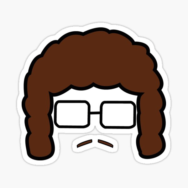 "Weird al Yankovic" Sticker for Sale by Burgernator | Redbubble
