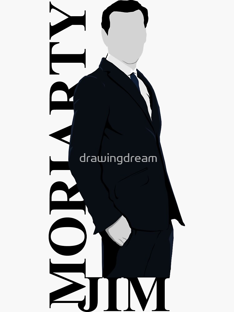"Jim Moriarty" Sticker by drawingdream | Redbubble
